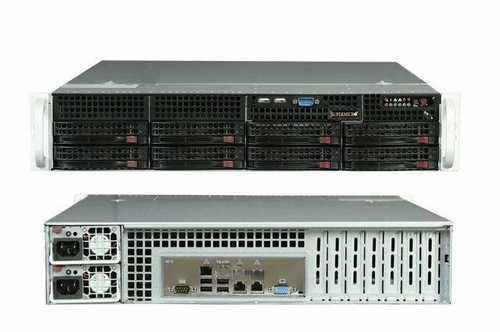 Сервер Supermicro 6027R 2*E5-2637v2 32Gb 8*HDD 2U