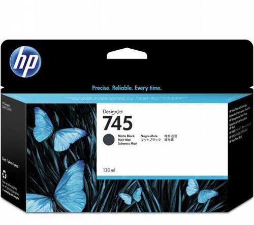 Картридж для плоттеров HP 745 Черный матовы 131136