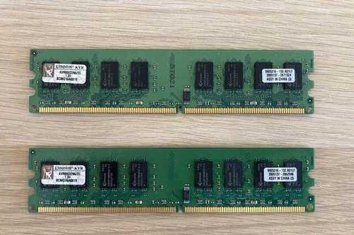 Оперативная память DDR2 Kingstone kvr800d2n6/2G