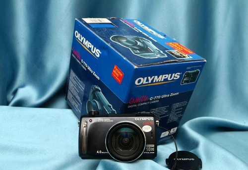 Винтажный ультразум Olympus C-770