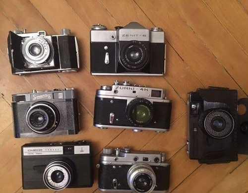 Плёночный фотоаппарат Kodak, Zenit, Smena, Зоркий