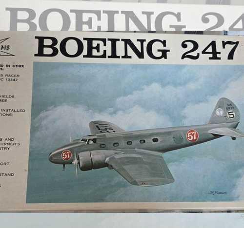 Модель самолета Boeing 247 1:72