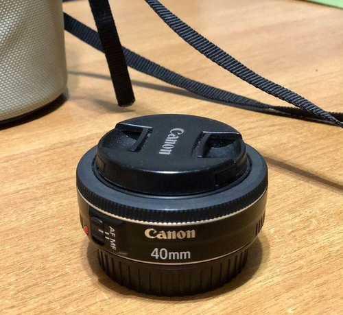 Объектив Canon ef 40mm f 2.8