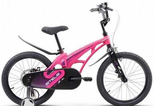 Детский велосипед stels 16" Galaxy V010 розовый (2