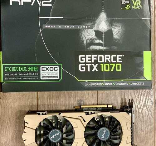 Видеокарта GTX 1070 8gb KFA2