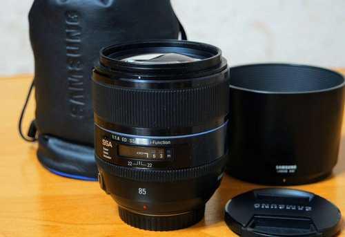 Samsung NX 85mm 1.4 SSA ED i-Function