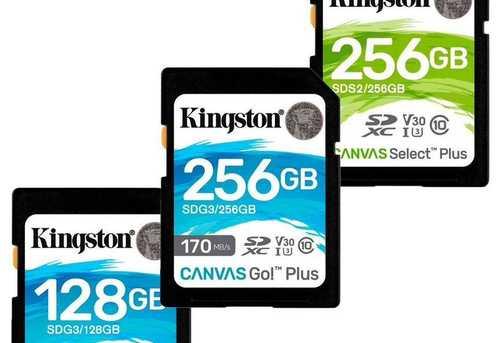 Kingston sdxc Canvas Select GO Plus 128 256