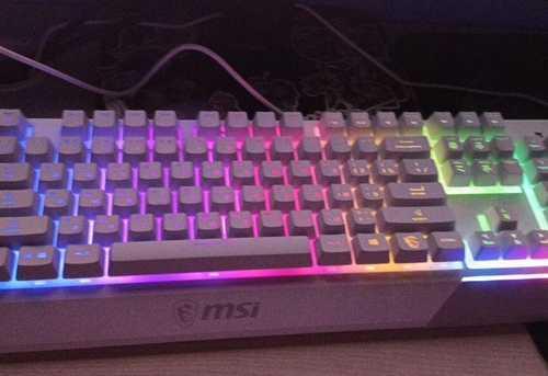 Игровая клавиатура с подсветкой msi