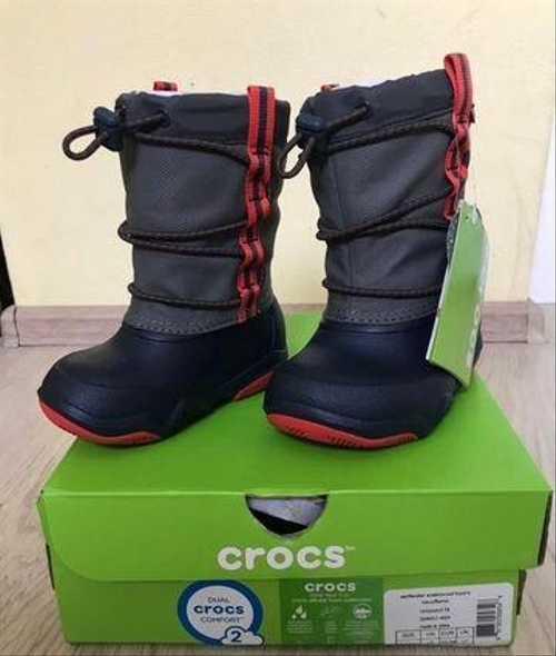 Сноубутсы crocs C 7 новые