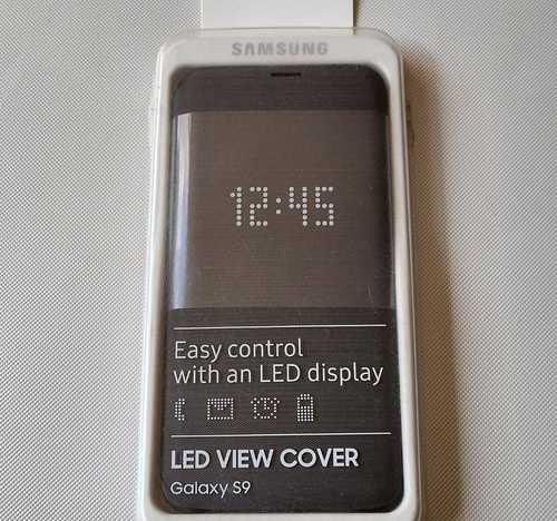 Чехол LED View Cover на Samsung S9 оригинал