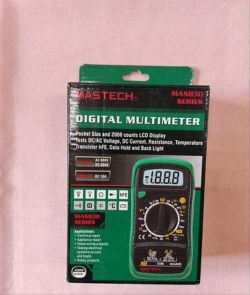 Цифровой мультиметр Mastech MAS830L
