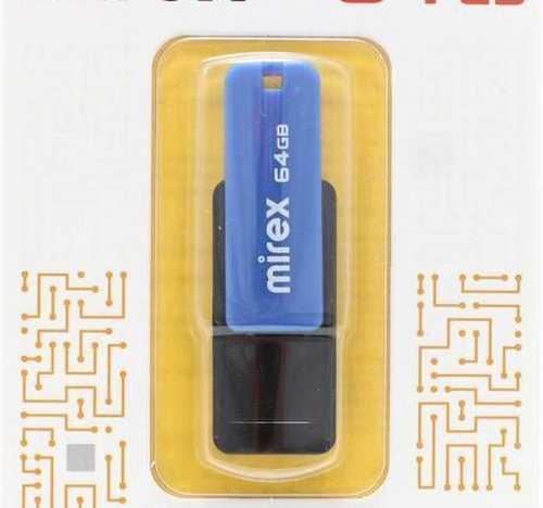 Флешка 64 гб USB Mirex City Blue