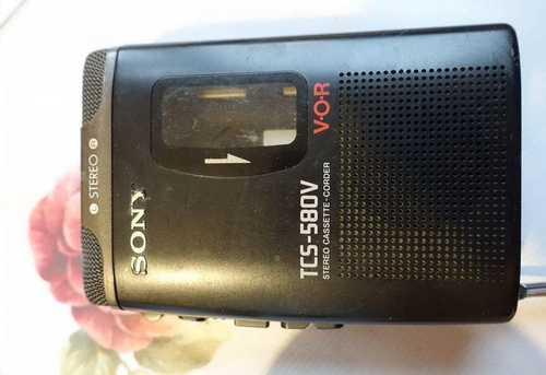 Кассетный плеер-диктофон Sony TCS-580V
