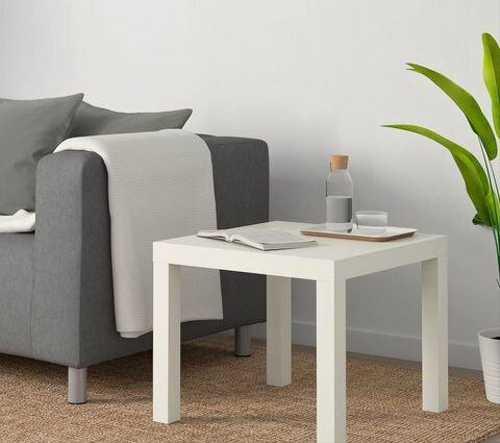 Столик белый придиванный IKEA