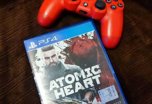 Диск Atomic Heart PS 4- Русская озвучка