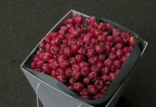 Тюльпаны Пионовидные Цветы и Букеты с Доставкой
