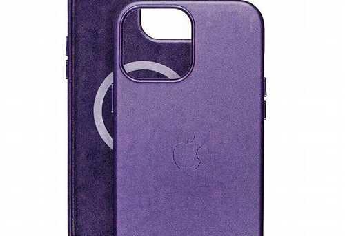 Чехол для iPhone 14 Plus Leather Case с MagSafe (С