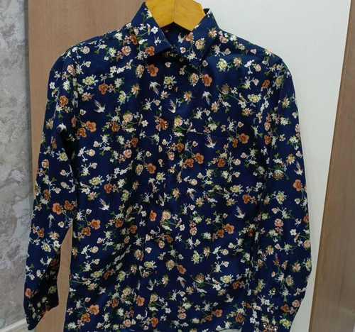 Рубашка в цветочный принт