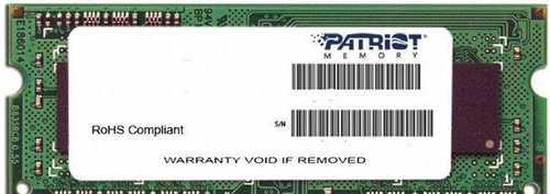 Оперативная память patriot psd31g133381s DDR3 1GB