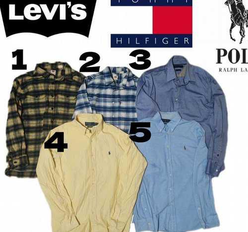 Рубашки Оригинальные L Polo, Levis