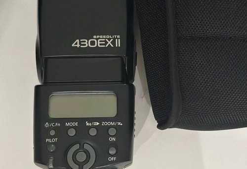Вспышка камеры Canon 430EX II (2) + чехол