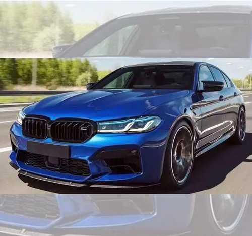 Карбоновая губа переднего бампера bmw M5 F90