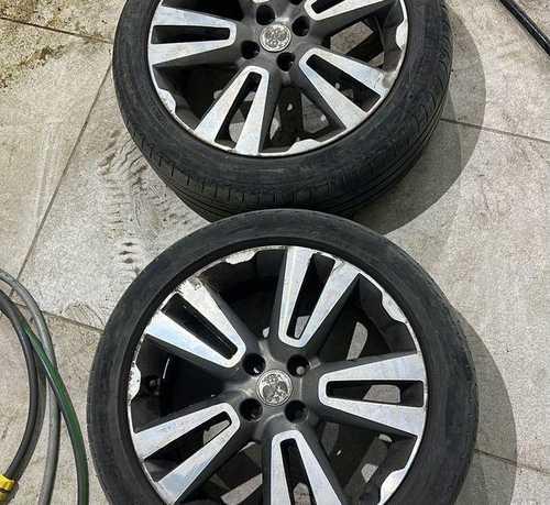 Литье диски r17 4x100 с резиной