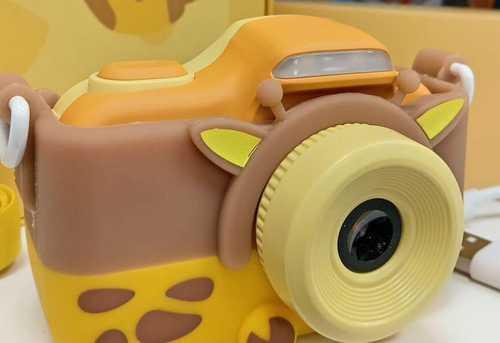 Детский фотоаппарат со вспышкой и селфи камерой