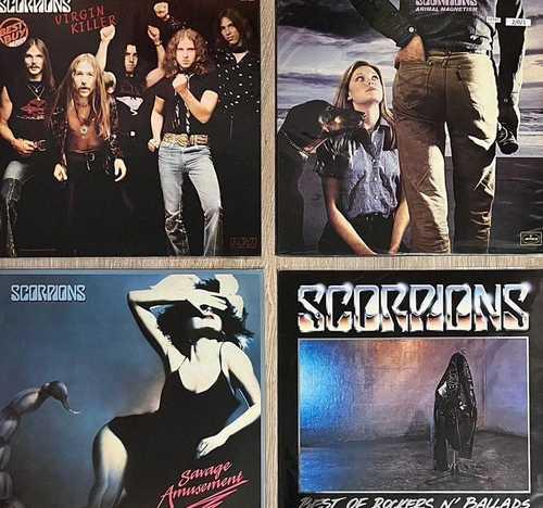 Scorpions 1976 - 1989 г. LP. original