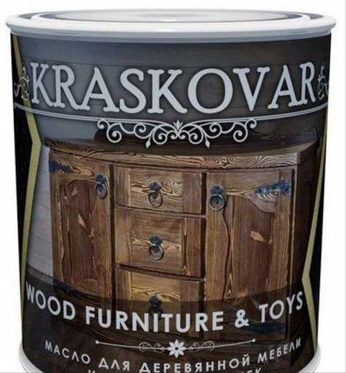 Масло Kraskovar для мебели и детских игрушек 0,75л