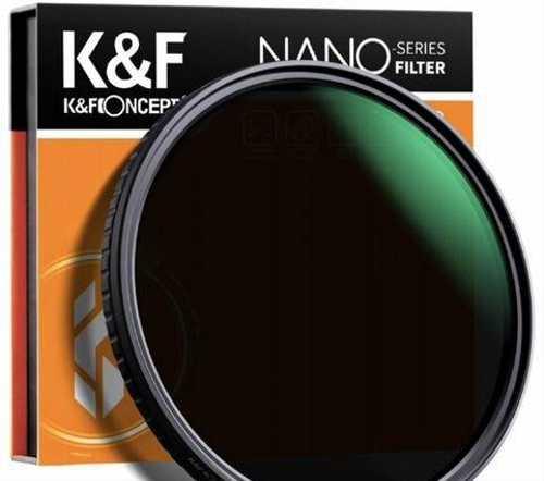 Светофильтр K&F Concept Nano-X ND32-512 67мм