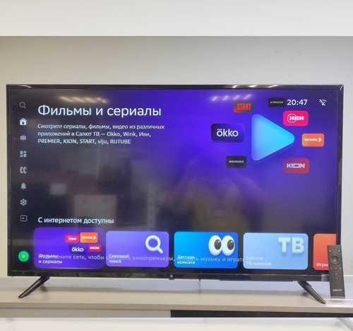 Телевизор dexp 43" 4K + SMART TV