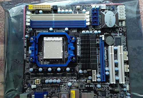 Материнская плата asrock 890gm pro3
