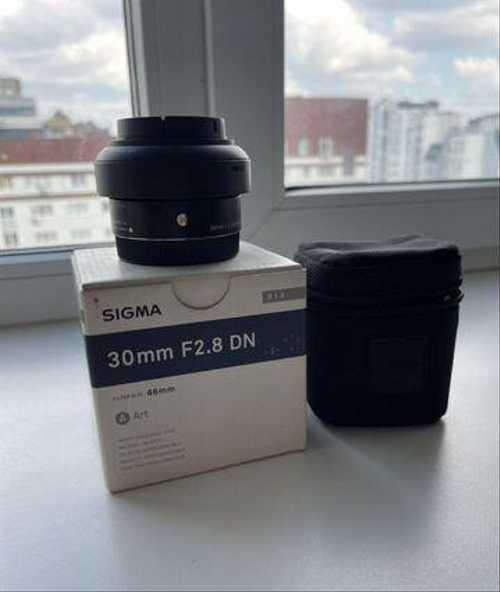 Объектив Sigma 30mm f/2.8 sony e