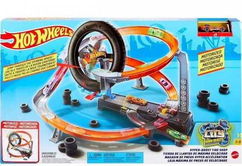 Набор игровой Hot Wheels Шиномонтаж GJL16