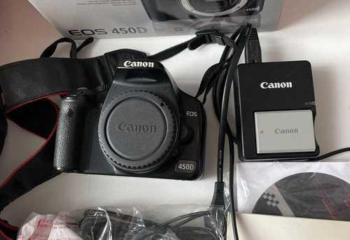 Зеркальный фотоаппарат Canon 450d body