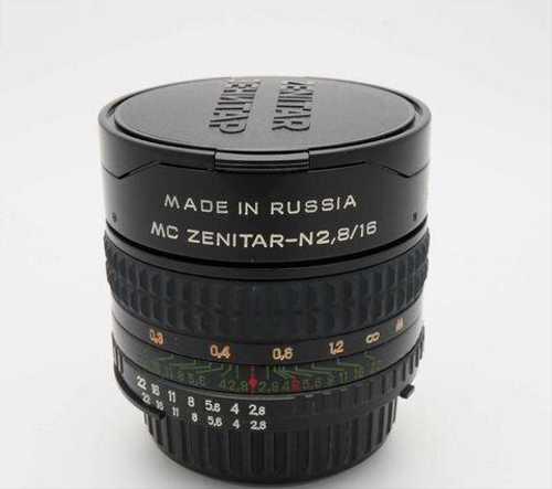 Зенит (кмз) 16mm f/2.8 MC Зенитар-N