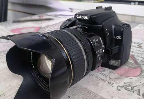 Canon EOS-400D + Canon ef-s 17-85 IS