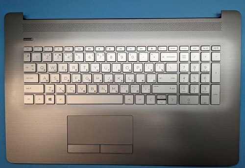 Топкейс с клавиатурой HP Pavilion 17-BY серебристы