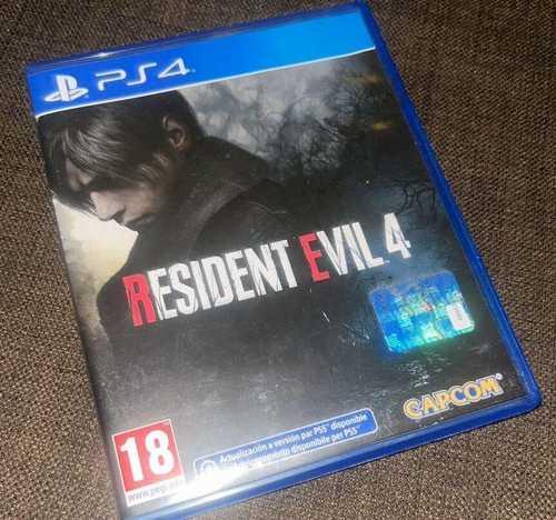 Resident evil 4 remake (ps4, ps5 диск)