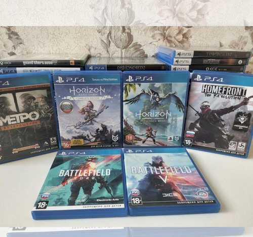 PS4 Horizon/ Метро/ Battlefield/ Homefront