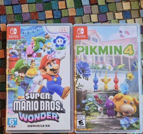 Nintendo switch Mario Bros,Pikmin 4