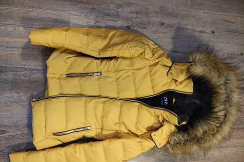 Пуховик женский zara xs
