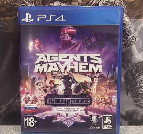 Диск Agents of mayhem для ps4