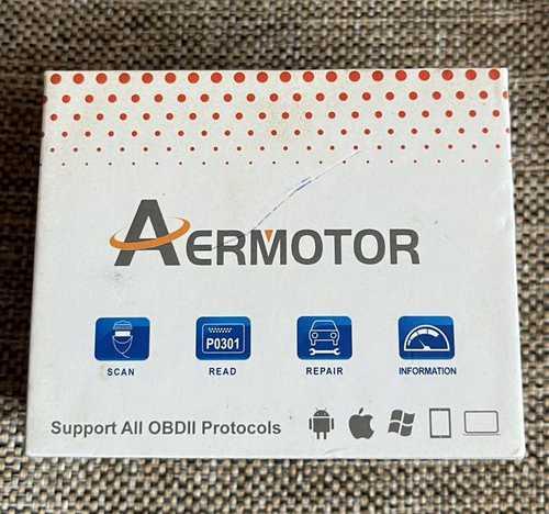 Автосканер aeromotor ELM 327 obdii V1.5