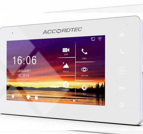 AccordTec AT-VD 710W K exel видеодомофон