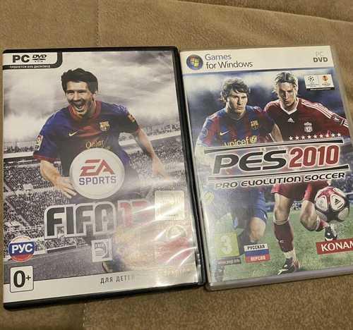 Fifa 13 и pro evolution soccer 2010 PC