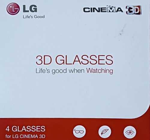 3D очки lg