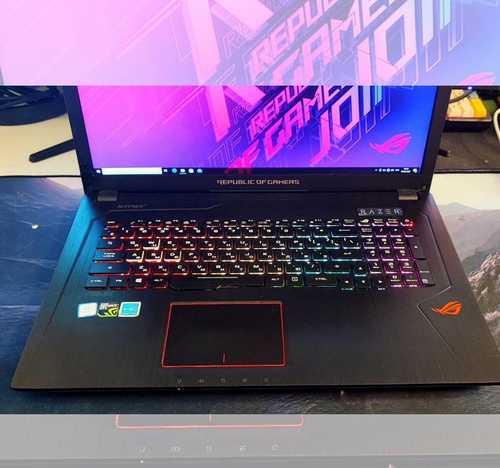 Пущщка Asus Rog i7 GTX 1050