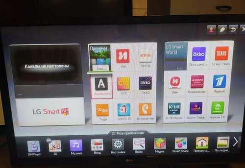 LG 42" Плазма 3d +smart tv